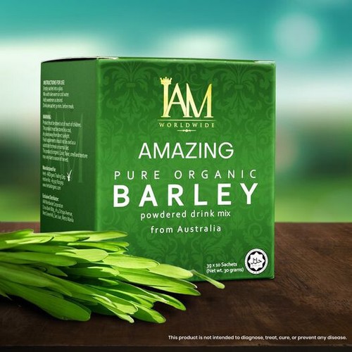 IAM AMAZING PURE ORGANIC BARLEY Powdered Drink Mix - US Distributor 🇺🇸 ...