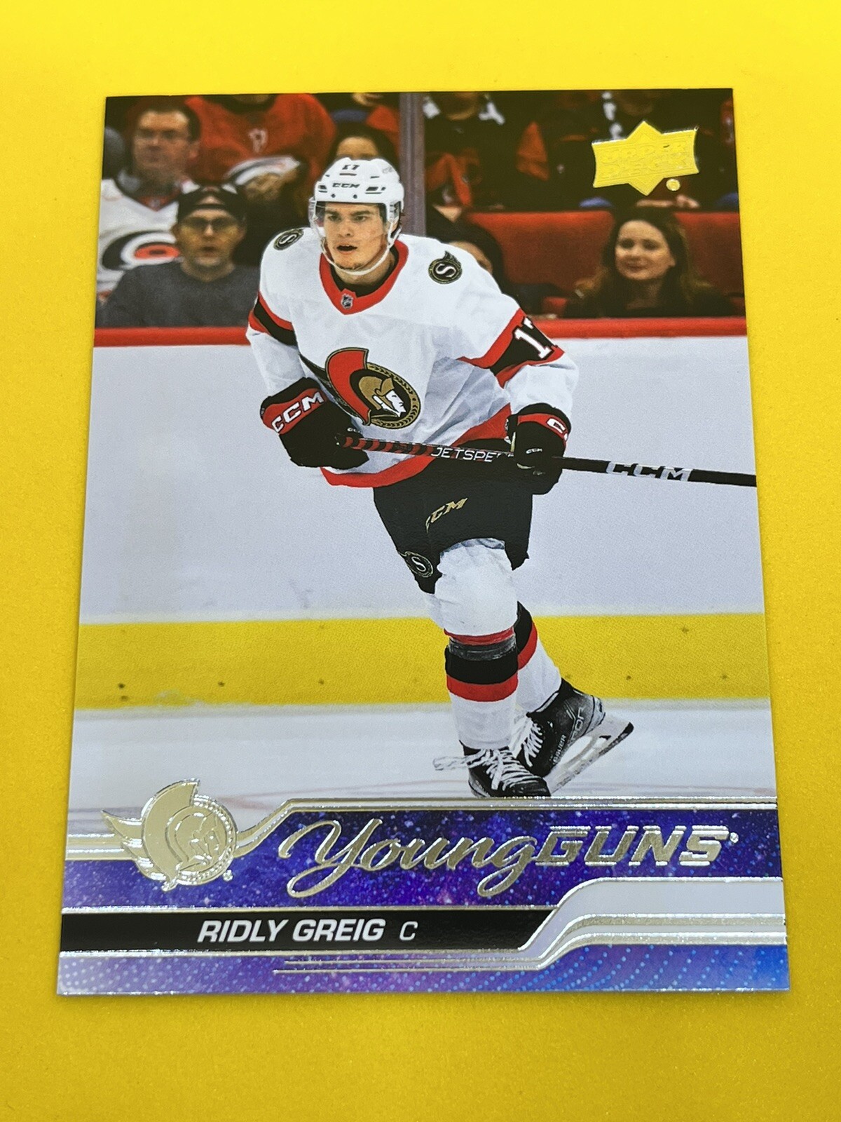 2023-24 Upper Deck Series 1 Young Guns Ridly Greig Ottawa Senators ...