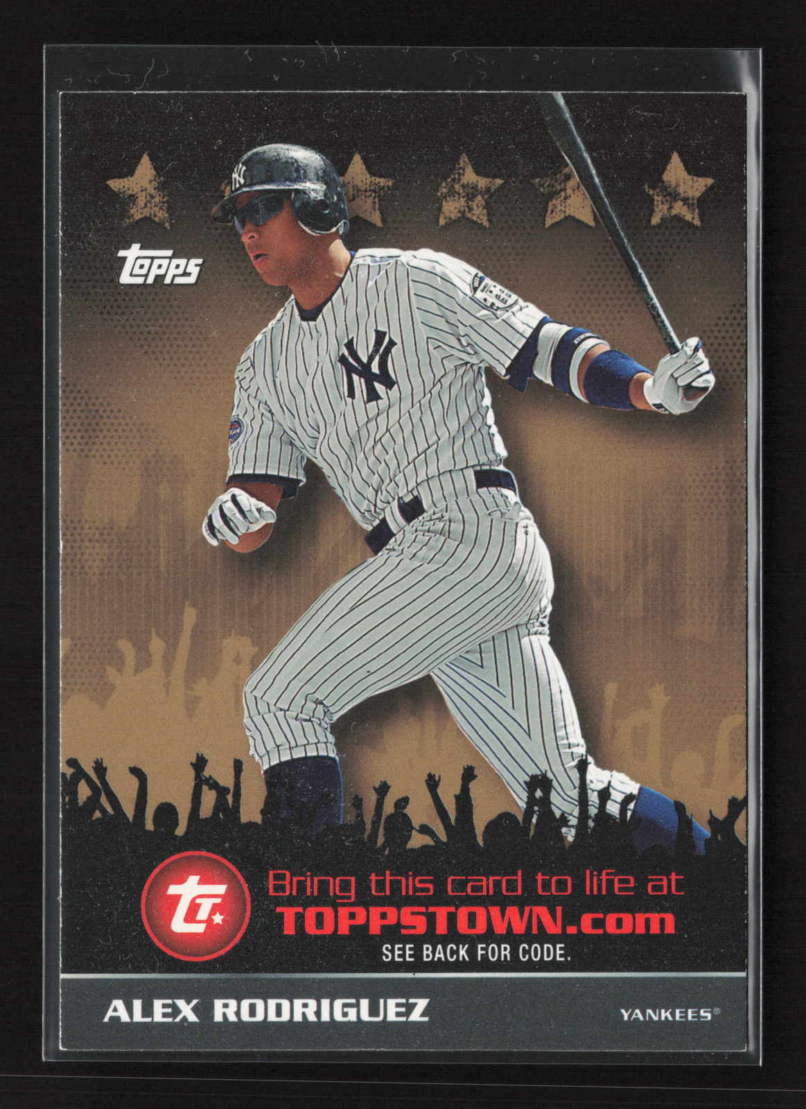 2009 Topps Ticket to ToppsTown Gold #TTT1 Alex Rodriguez New York ...