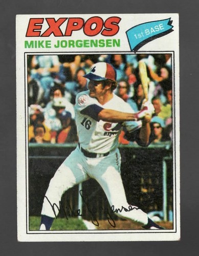 1977 Topps Mike Jorgensen Montreal Expos #368 Excellent | eBay