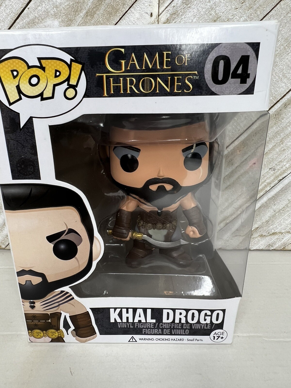 Funko Pop! HBO Game Of Thrones GOT Khal Drogo #04 Vinyl Figure Vaulted ...
