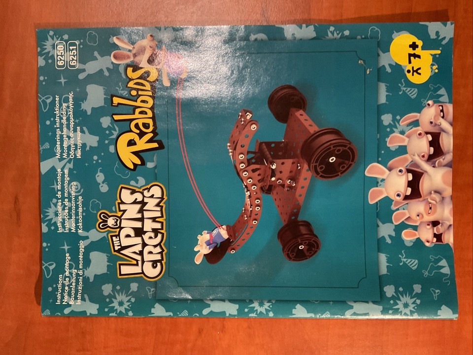 Rayman Raving Rabbids Meccano Infernal Catapult Set with 2 Rabbids ...