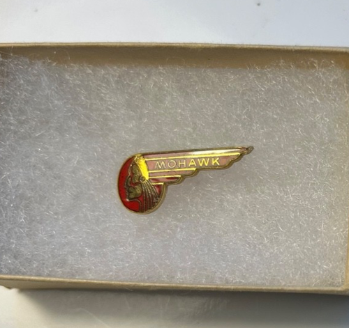 VINTAGE ORIGINAL MOHAWK AIRLINES 1/10 10K GF PIN | eBay