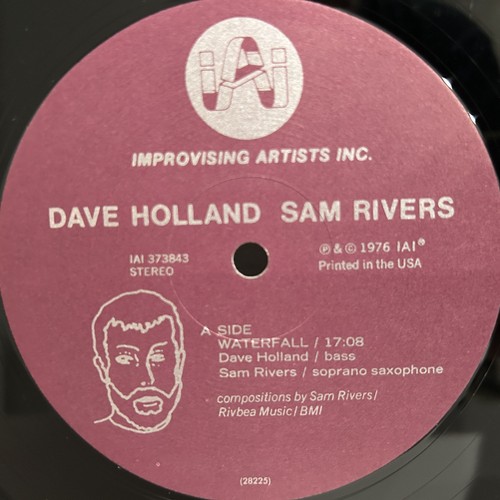 Dave Holland Sam Rivers Jazz LP Album 1976 Improvising Artists 373843 ...