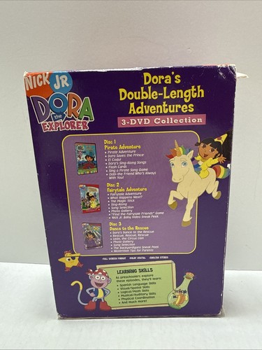 Dora the Explorer - Dora's Double-Length Adventures 3 DVD Collection ...