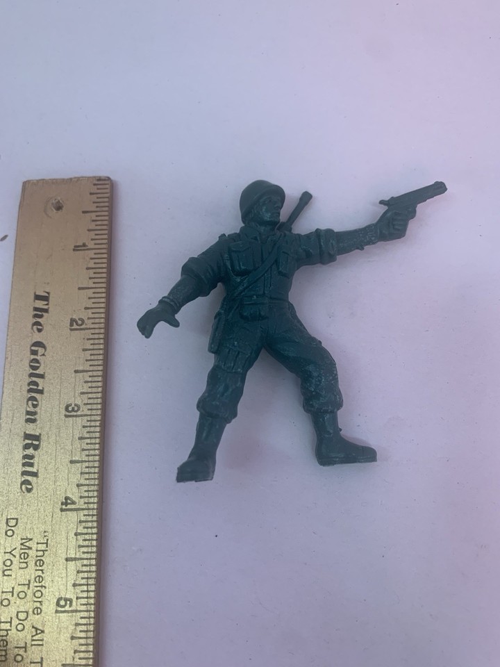 Vintage 1980’s Toy Soldier Figures Set of 8 Plastic Army Men Large Size ...