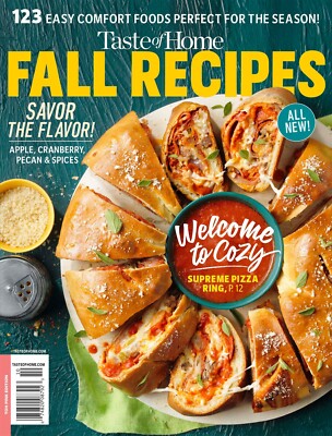 TASTE OF HOME MAGAZINE | FALL RECIPES | TOH PINK EDITION 2021 | WELCOME ...