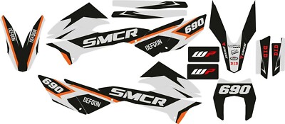 Graphics kit for KTM SMC-R 2012 2013 2014 2015 2016 2017 SMC R 690 ...