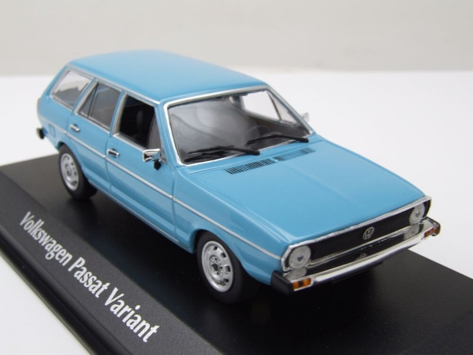 VW Passat B1 Ls Variant Break 1975 Blue Maxichamps 940054210 1:43 ...