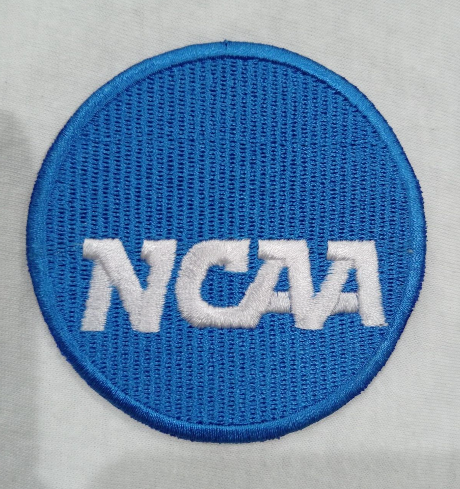 (2) NCAA Blue Logo Embroidery Patches Sew on March Madness Basketball ...