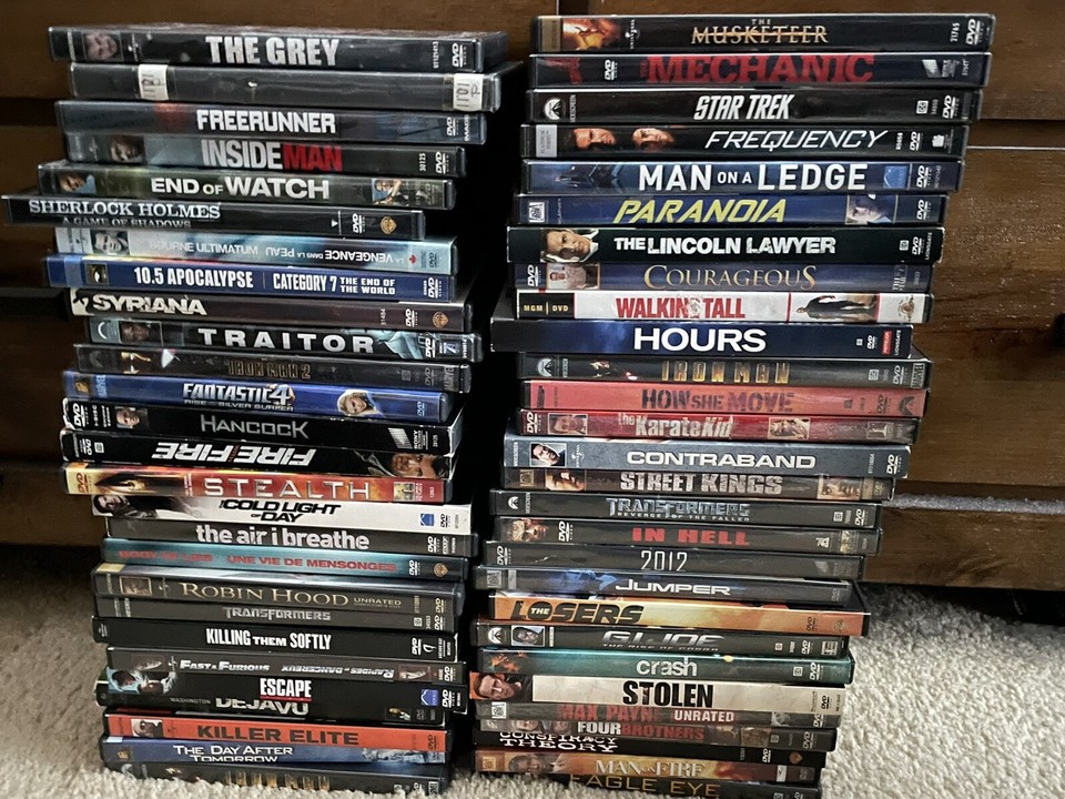 action movie lot !! over 50 action dvd movies for a cheap ass price | eBay