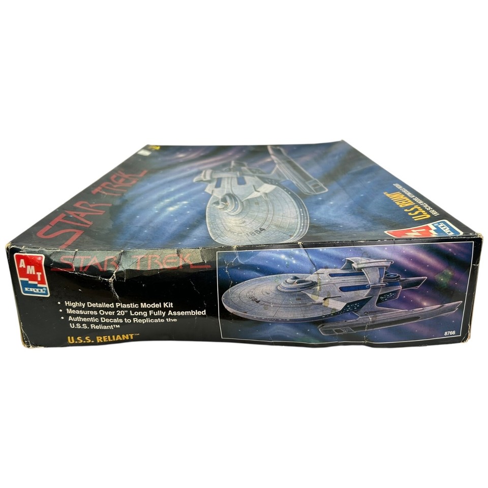 Star Trek USS Reliant Model Kit 1/650 Scale AMT ERTL 1995 Open Box | eBay