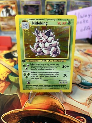 Nidoking 1st Edition German | eBay