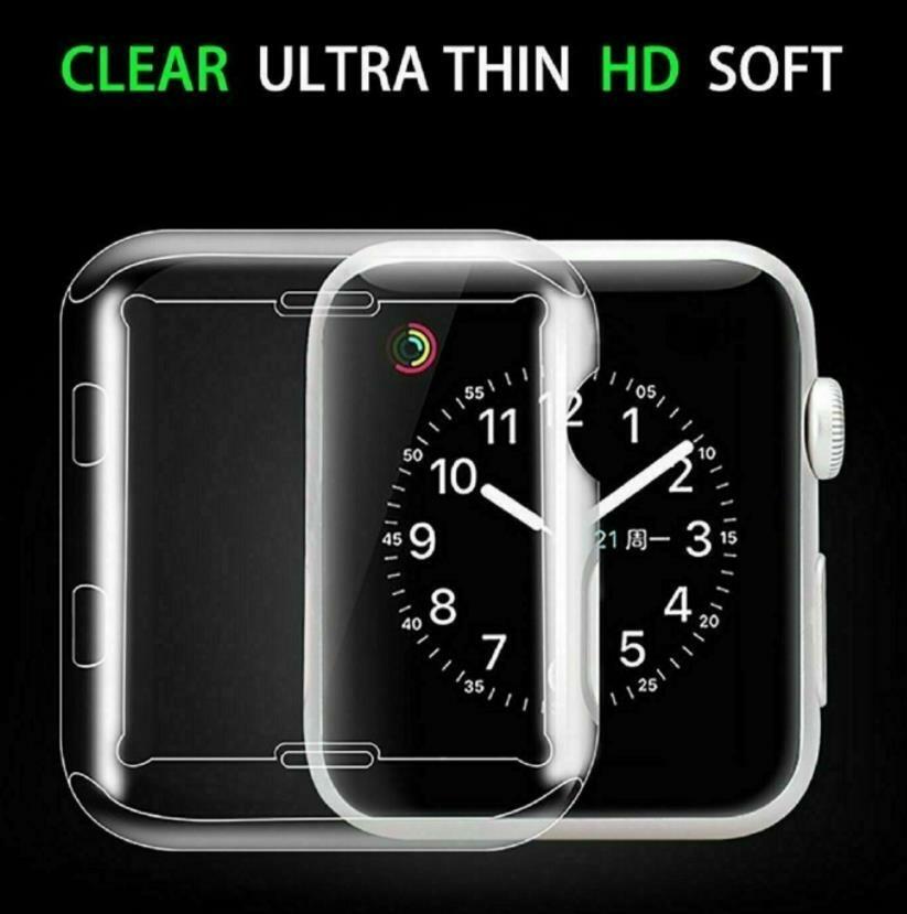 Apple Watch Series 8 7 6 5 4 3 2 Tpu Screen protector Cover 38/40/42/44 ...