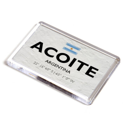 FRIDGE MAGNET - Acoite - Argentina - Lat/Long | eBay