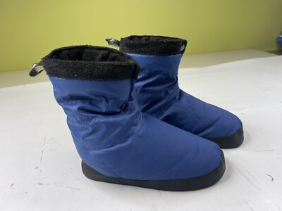 Mens REI Blue Vintage Duck Down Insulated Camp Slippers Booties Boots ...