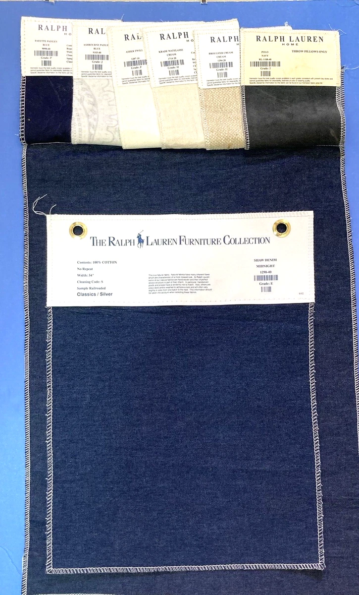 Denim Fabric Swatches