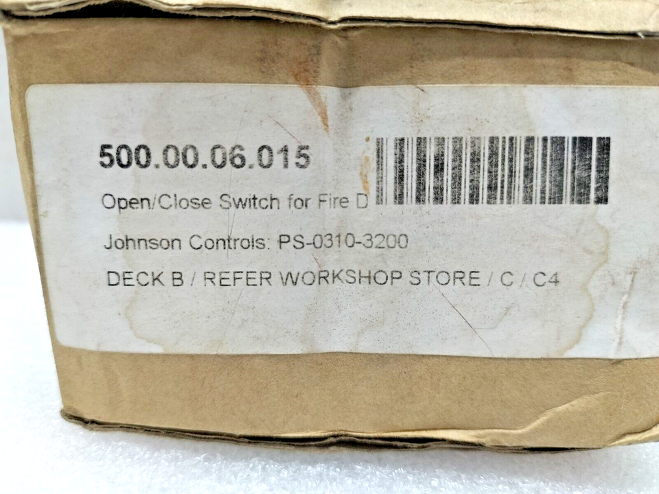 JOHNSON CONTROLS PS-0310-3200 CONTROL SWITCH | eBay