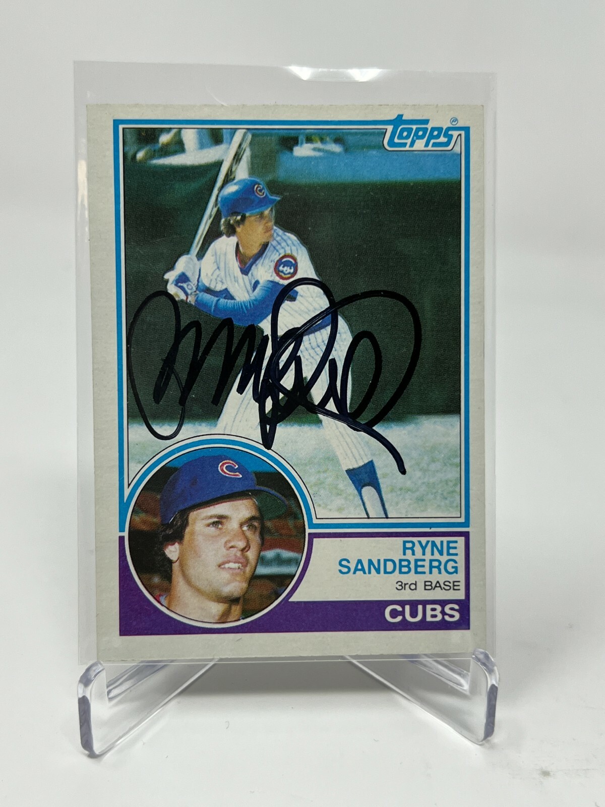 Ryne Sandberg Autographed Memorabilia | Signed Photo, Jersey ...