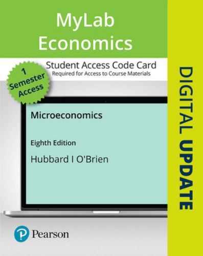 Mylab Economics (1-Semerster) Student Access Card by Anthony Patrick ...