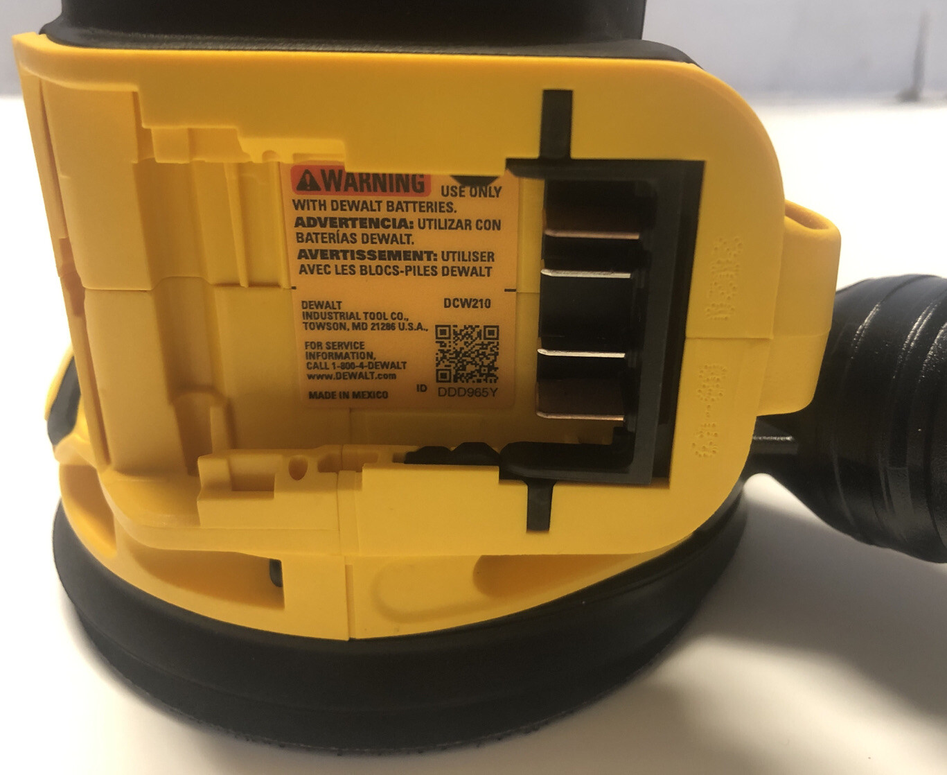 NEW DEWALT DCW210 20V 20 Volt MAX XR Li-Ion Brushless 5" Random Orbit ...
