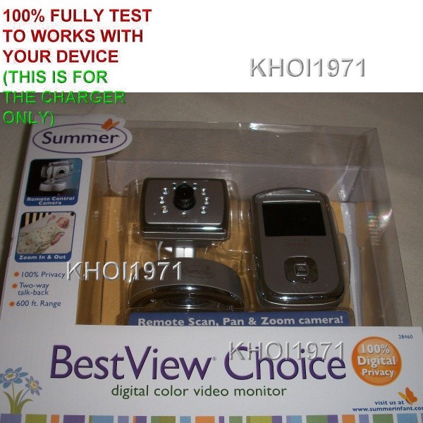 WALL charger AC adapter for SUMMER INFANT 28460 28510 28040 baby ...