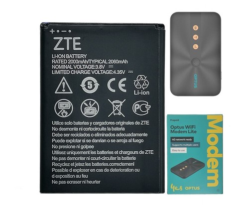 Genuine ZTE Optus Wifi Modem Lite MF937 Li3820T43P4h735550 Battery ...