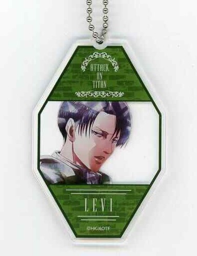 Levi Ackerman Attack on Titan Art-Pic Acrylic Key Chain Key Chain ...
