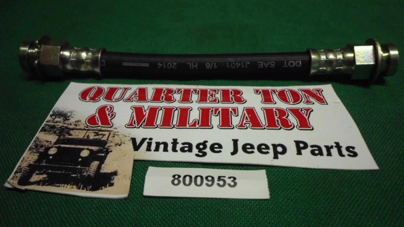 Vintage Willys Overland Jeep G740 Rear Axle Brake Line W0-800952 M38 ...