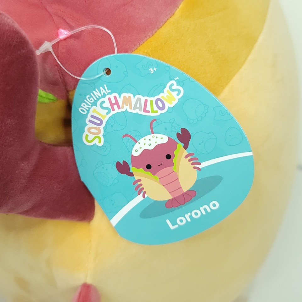 Jazwares Squishmallow Lorono the Lobster Roll Plush Stuffed Animal NEW ...