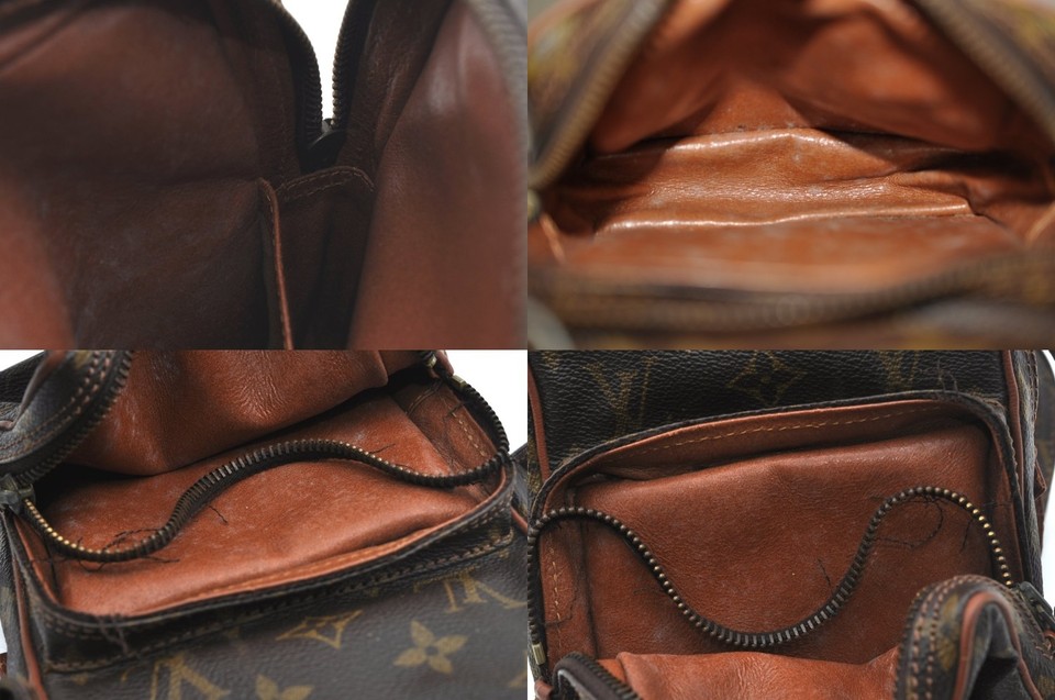 Authentic Louis Vuitton Monogram Amazone Shoulder Cross Body Bag Old ...