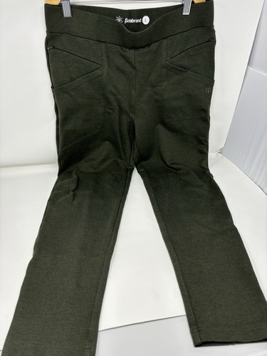 Betabrand Size Large Olive Green Stretch Pull-On Dress Yoga Pants Many ...