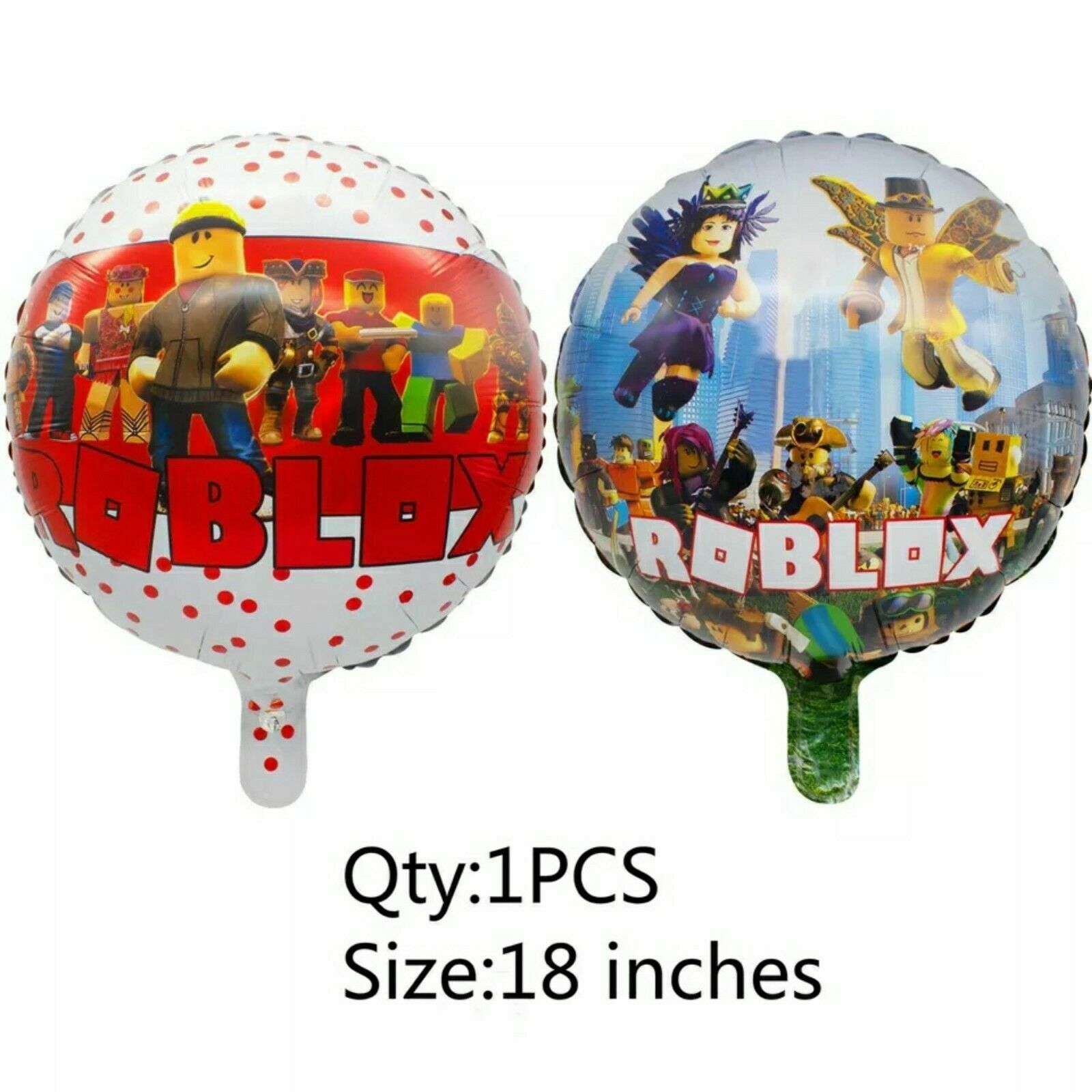 Roblox Latex & Foil Balloons Set Party Decorations Favours, Supplies ...