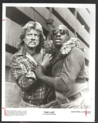 They Live 8x10 Still Roddy Piper Keith David Horror Sci-Fi | eBay