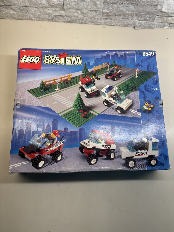 NEW Lego System 6549 ROADBLOCK RUNNER Sealed RARE 1997 Retired Police ...