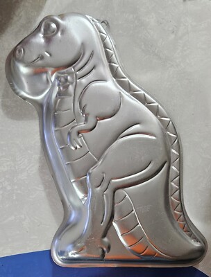 1987 WILTON DINOSAUR Partysaurus T-Rex Cake Pan #2105-1280 Baking 1987 ...