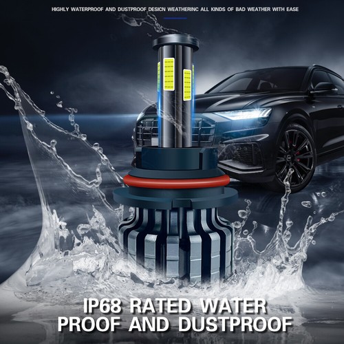 LED Headlight Bulbs 9007 HB5 Low beam 360° 6 Sides LED Super Bright For ...