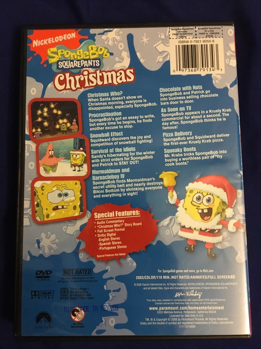 Spongebob Squarepants Christmas Dvd