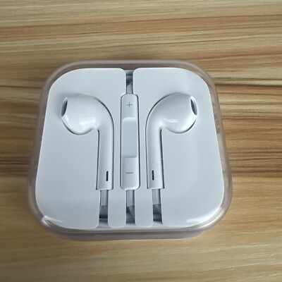 NEW Apple iPhone OEM Original Wired Earphones Earpods Earbuds 3.5mm ...
