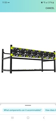 Veddha 8-GPU Mining Rig Frame Case Aluminum Stackable Mining Rig Open ...