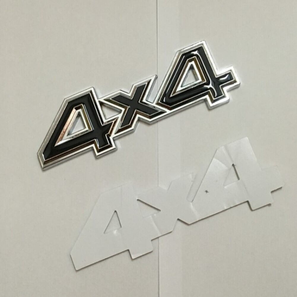 High Quality Rear 4X4 Emblem Badge Decal 3D Accessories Black Car Trunk ...