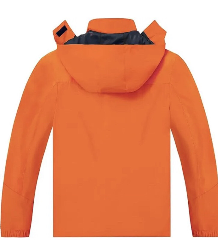 TEZO Mens Rain Jacket Waterproof Hooded Hiking Coat Lightweight ...