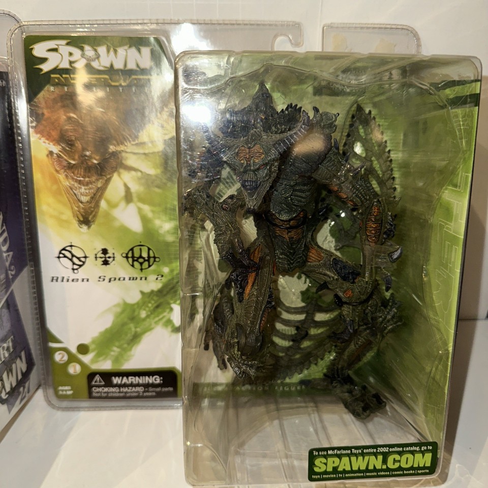 McFarlane Toys Series 27 The Art of Spawn issue 65 Wanda 2 + Alien ...