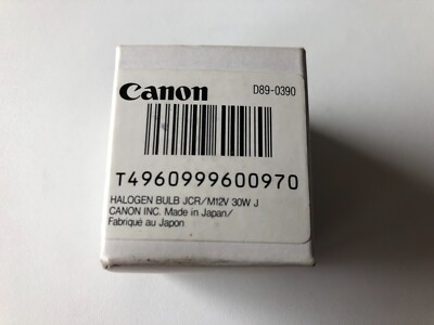 Original Canon Halogen Bulb Lampe JCR/M12V 30W J #T4960999600970 D89 ...