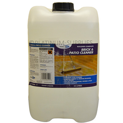 25L BRICK AND PATIO CLEANER FOR MORTAR OIL GREASE STAINS PAVING ...