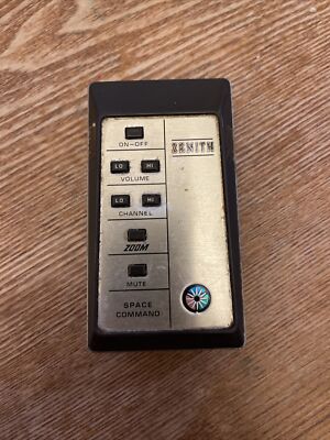Vintage Zenith Space Command Chromocolor II Remote with ZOOM! CRT TV ...