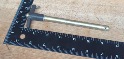 (1) ~ 7/16 " X 4.5" GRIP LENGTH AVIBANK BALL LOCK QUICK RELEASE PIN (T ...