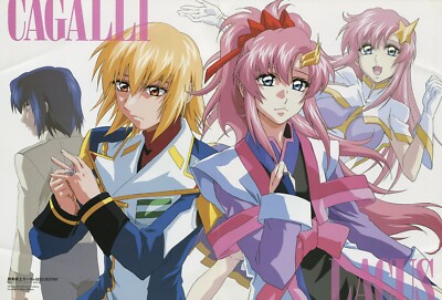 poster promo Gundam Seed Destiny anime Athrun Zala Lacus Clyne Cagalli ...