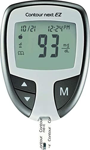 Contour Next EZ Blood Glucose Meter Accurate Testing No Coding Personal ...