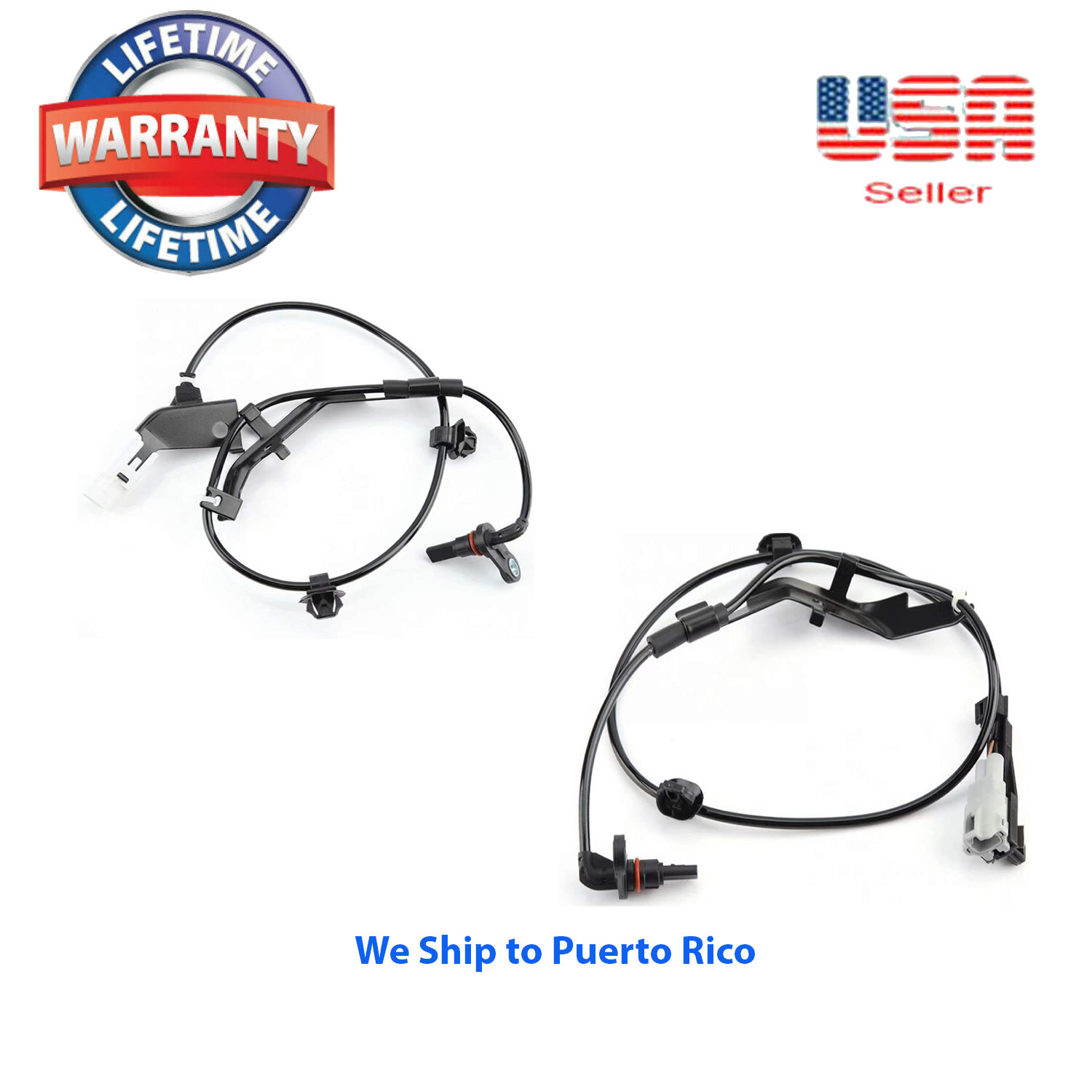 2 ABS Wheel Speed sensor Rear Right & Left Fit Toyota Hilux Viii Pickup ...